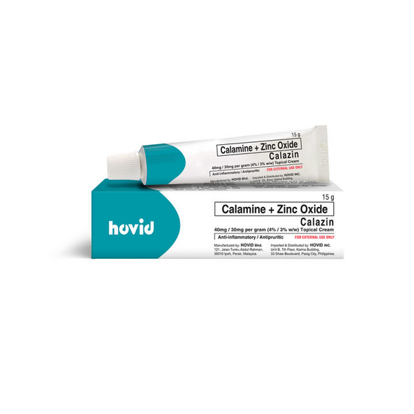 CALAZIN Calamine / Zinc Oxide 4% / 3% (40mg / 30mg per g) Topical Cream ...